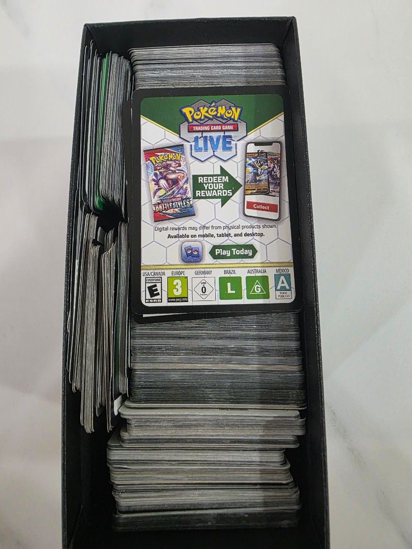 Pokemon code cards Scarlet and Violet + Sword and Shield + Mega ...