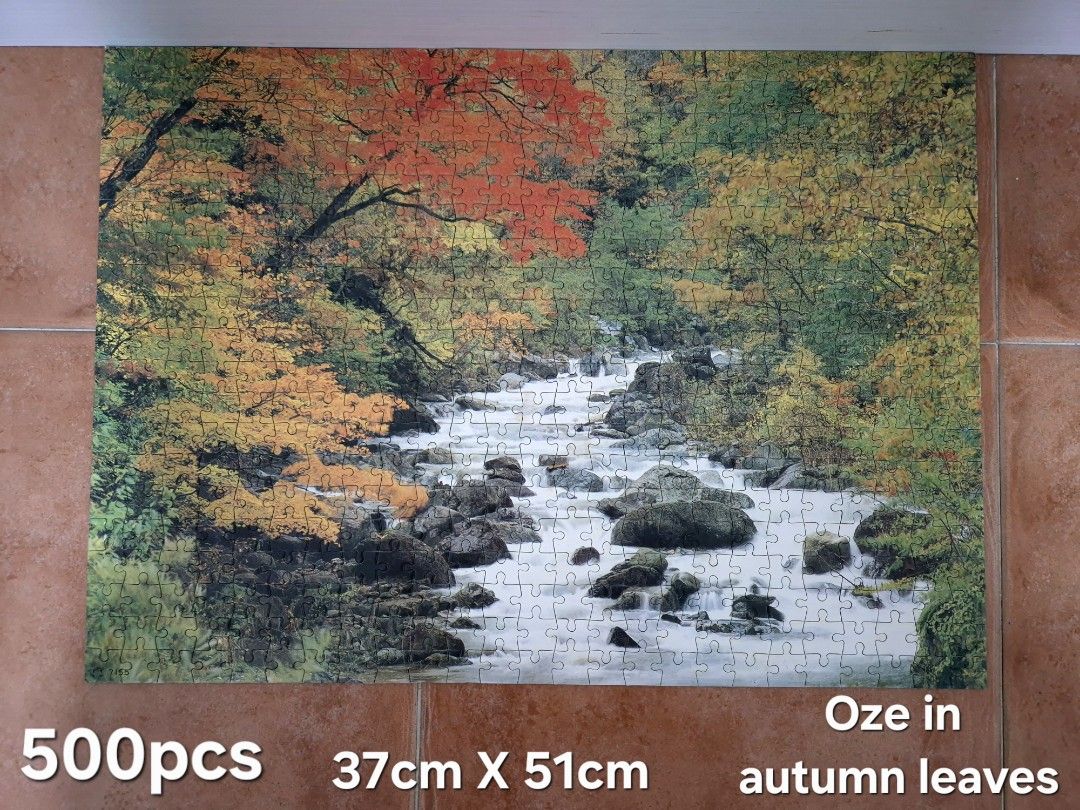 500-Piece Jigsaw Puzzle - Oze in Autumn Leaves, Hobbies & Toys, Toys ...