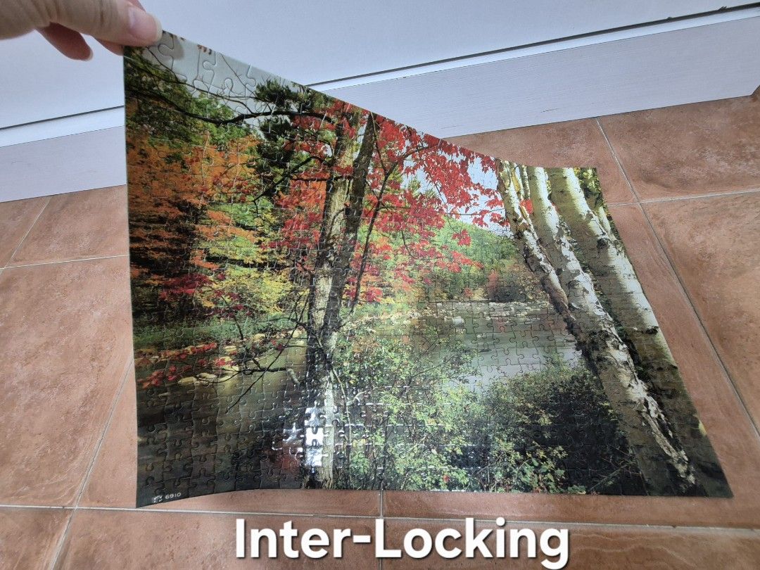 500-Piece Jigsaw Puzzle-Autumn Landscape, Hobbies & Toys, Toys & Games ...