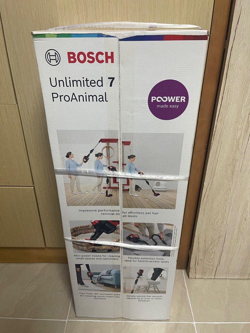 將軍澳站 Bosch Unlimited 7 ProAnimal 無線吸塵機, 家庭電器, 吸塵機 ＆ 家居清潔電器 - Carousell