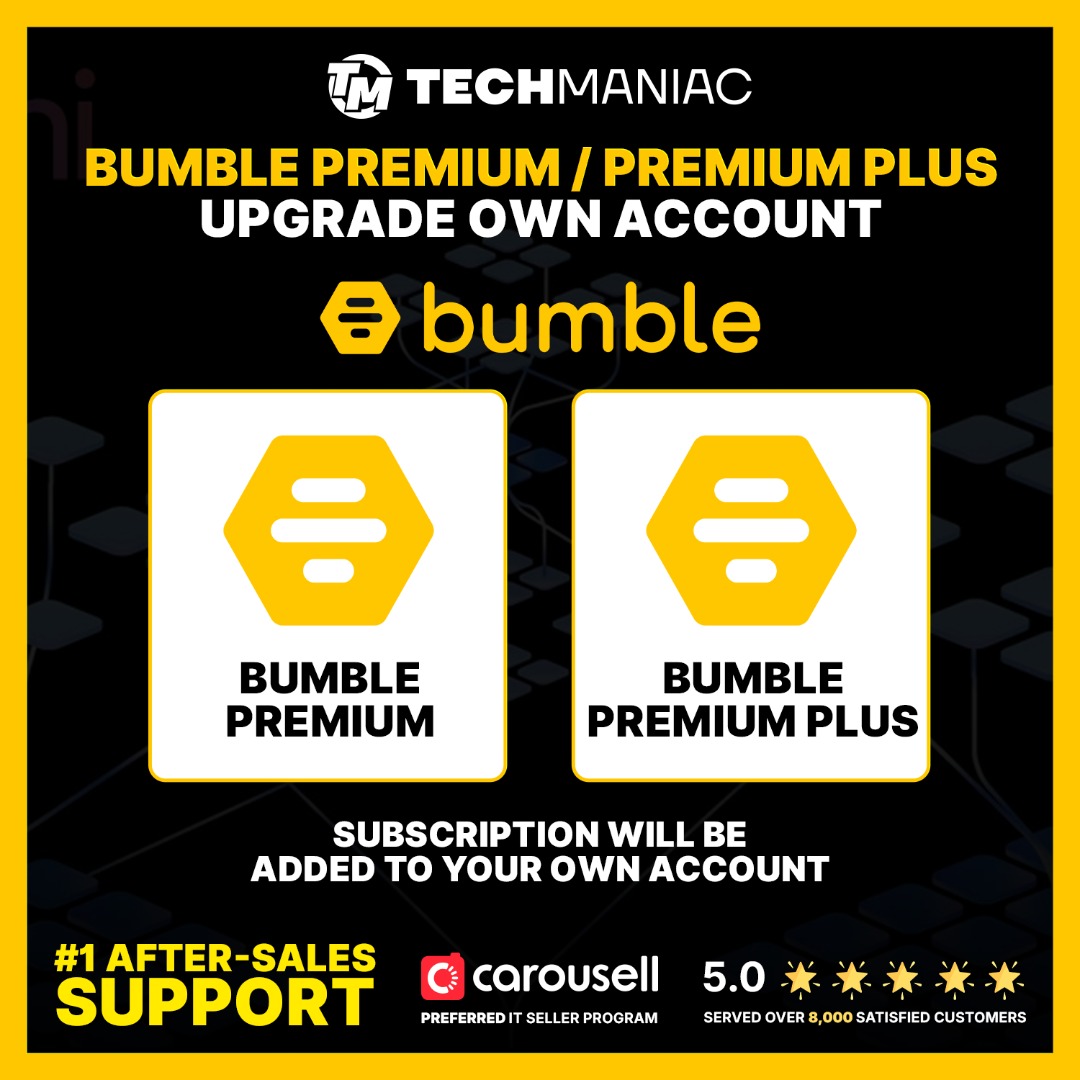 🔥 Bumble Premium + Premium Plus (Upgrade) | Safe & Authentic | Fast ...