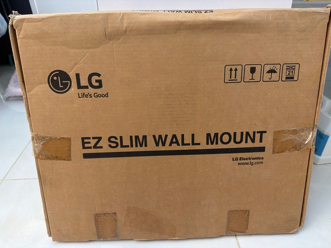 全新 LG EZ Slim wall mount to / screen 電視壁掛架, 家庭電器, 電視 & 其他娛樂, 電視組件及配件 ...