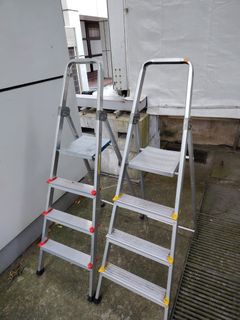 Aluminum Folding Ladder - 5 Steps, Furniture & Home Living, Home ...