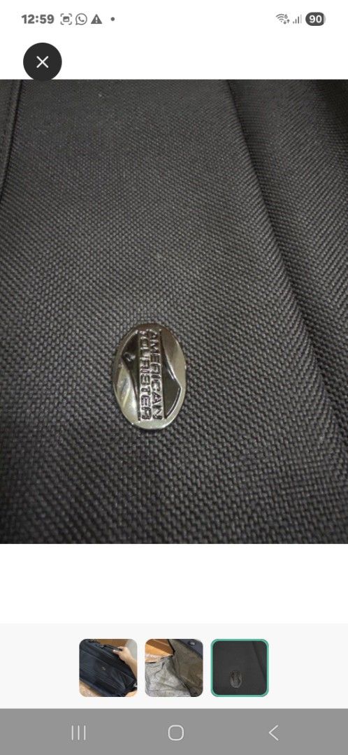 American Tourister Garment Bag, Hobbies & Toys, Travel, Luggage on ...