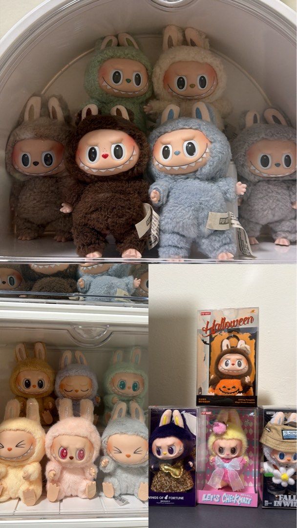 Authentic Labubu plushies, Hobbies & Toys, Toys & Games on Carousell