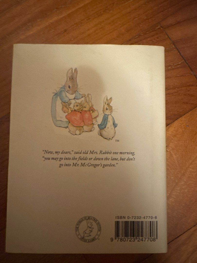 Beatrix Potter The Tale of Benjamin Bunny & Peter Rabbit, Hobbies ...
