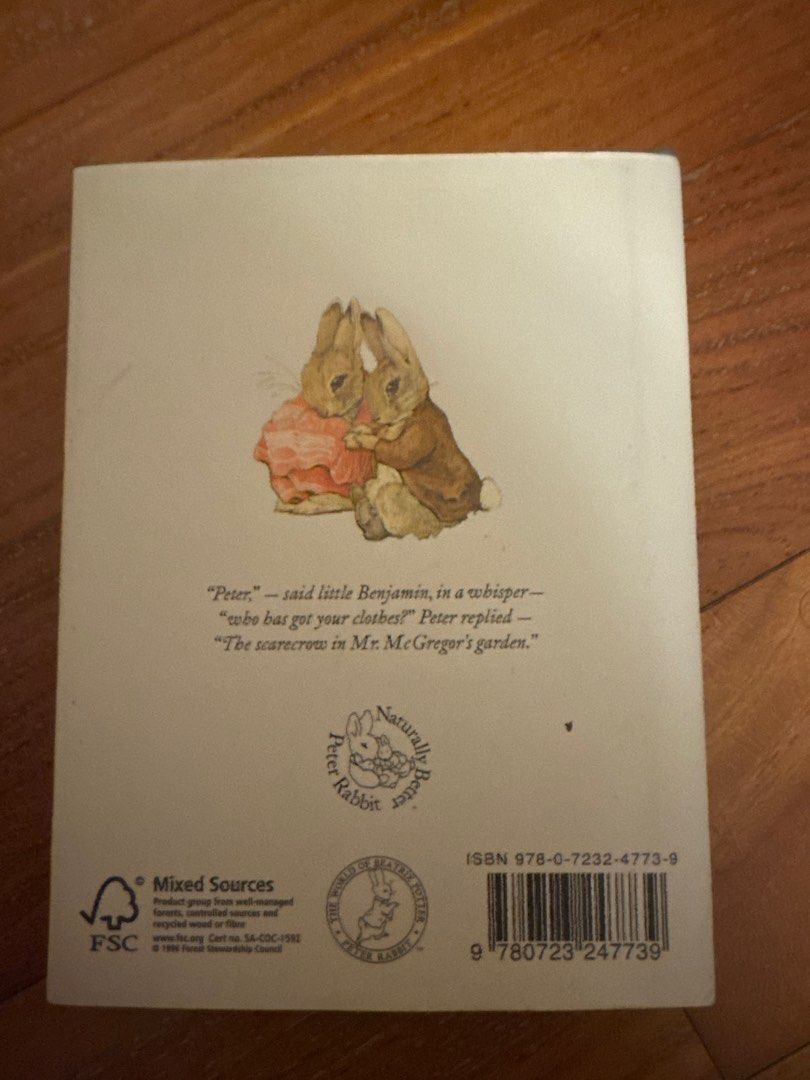 Beatrix Potter The Tale of Benjamin Bunny & Peter Rabbit, Hobbies ...