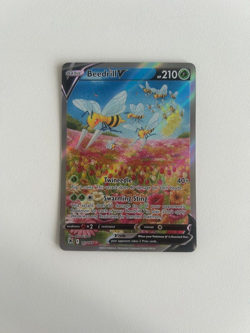 Beedrill V alternate art astral radiance, Hobbies & Toys, Toys & Games ...