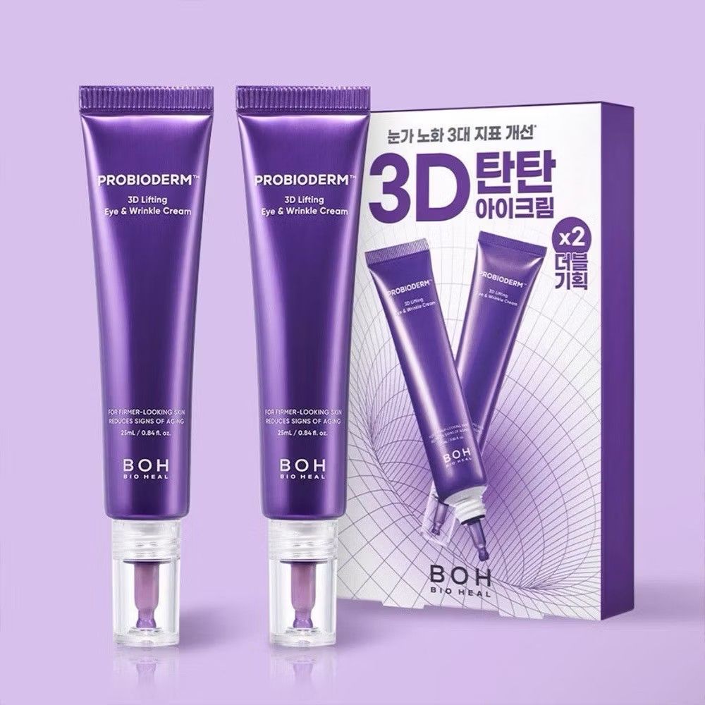 BIOHEAL BOH PROBIODERM 3D Lifting Eye & Wrinkle Cream 25ml Double Pack ...