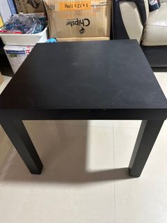 Compact Black Study Table, Furniture & Home Living, Furniture, Tables ...