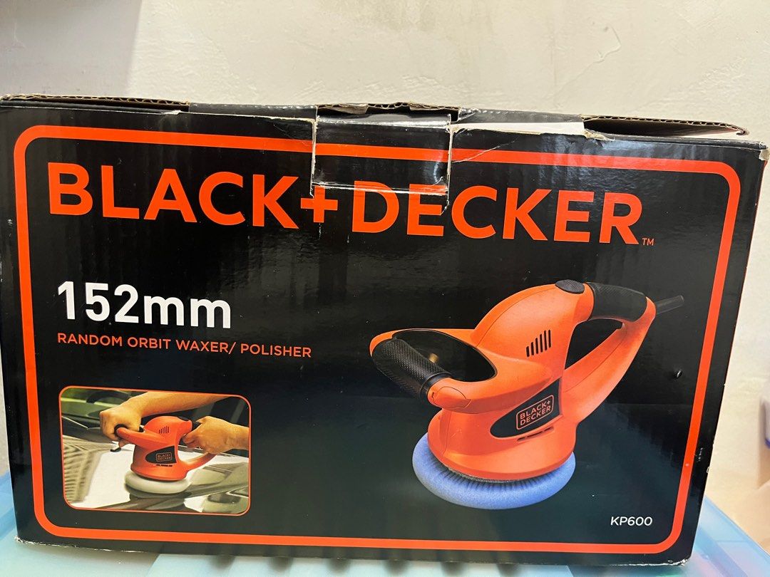Black+Decker KP600 Random Orbit Waxer/Polisher, Car Accessories ...