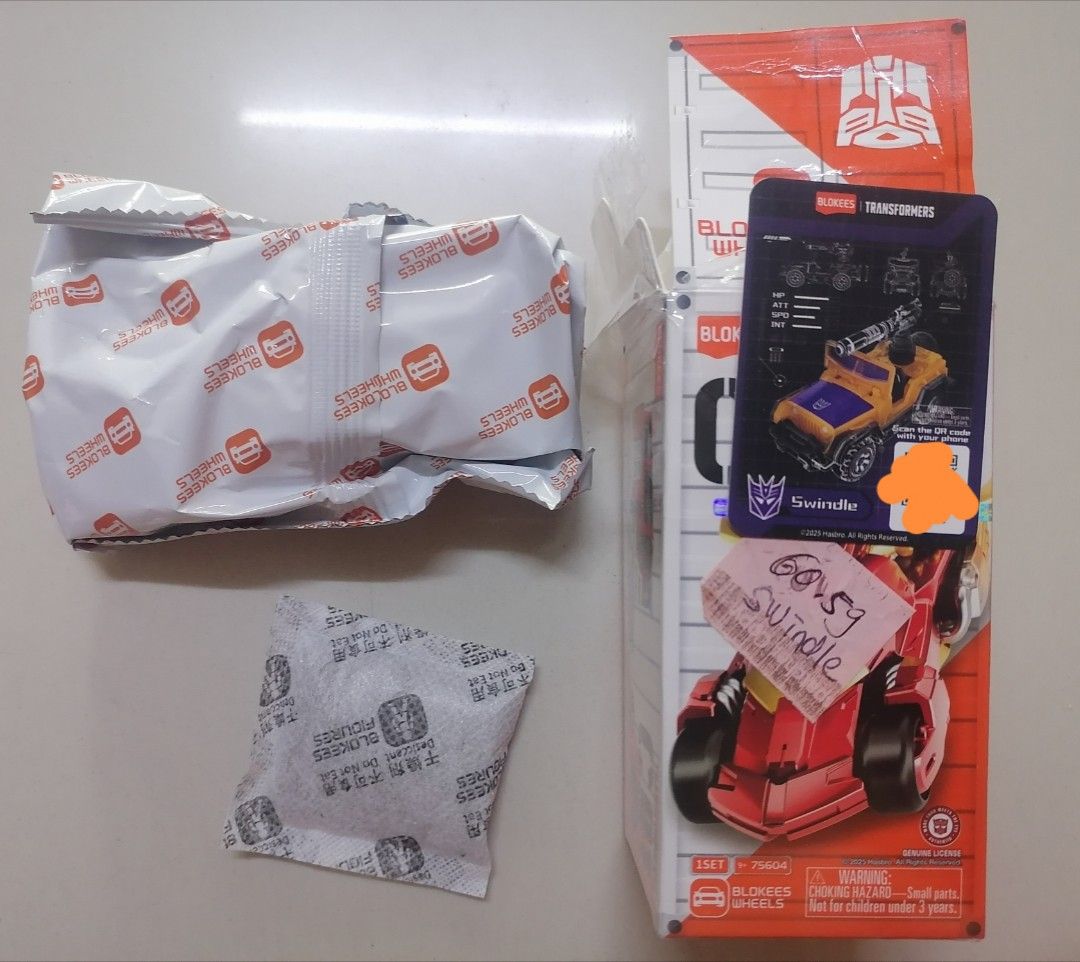 Blokees Wheels | Transformers C01 Roll Out! Swindle - Un-assembled and ...