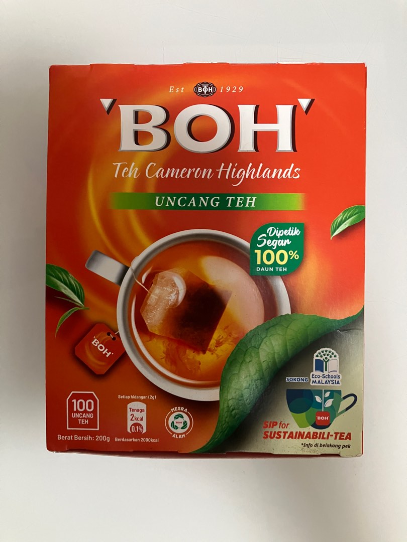 Free - BOH Cameron Highlands Uncang Tea (100 Tea Bags), Food & Drinks ...