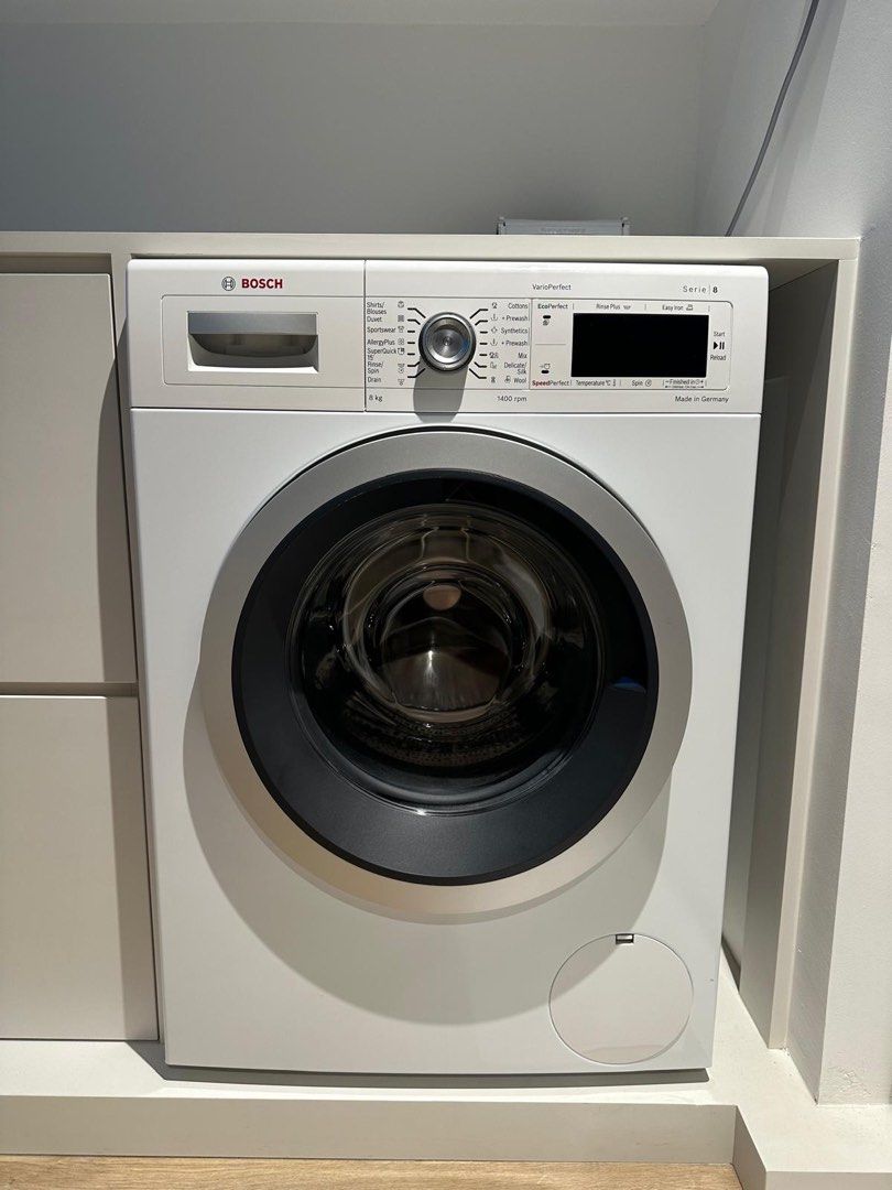 Bosch Serie 8 Washing Machine, TV & Home Appliances, Washing Machines ...