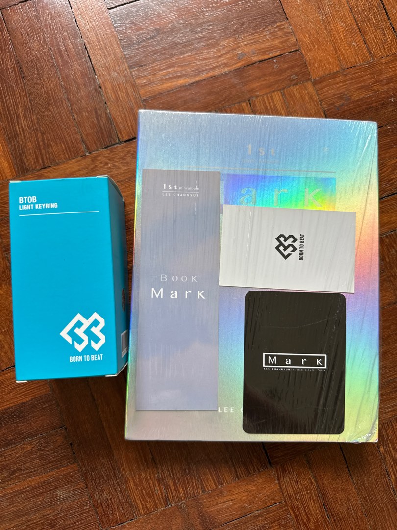 BTOB Mini Lightstick Keyring, Changsub First Album Mark, Hobbies & Toys ...
