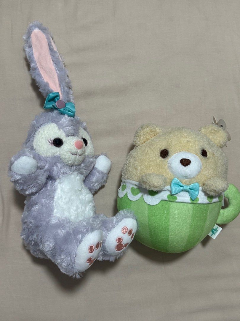 Bunny and Bear Plush Toy Set, Perfect for Kids/Pets, Hobbies & Toys ...