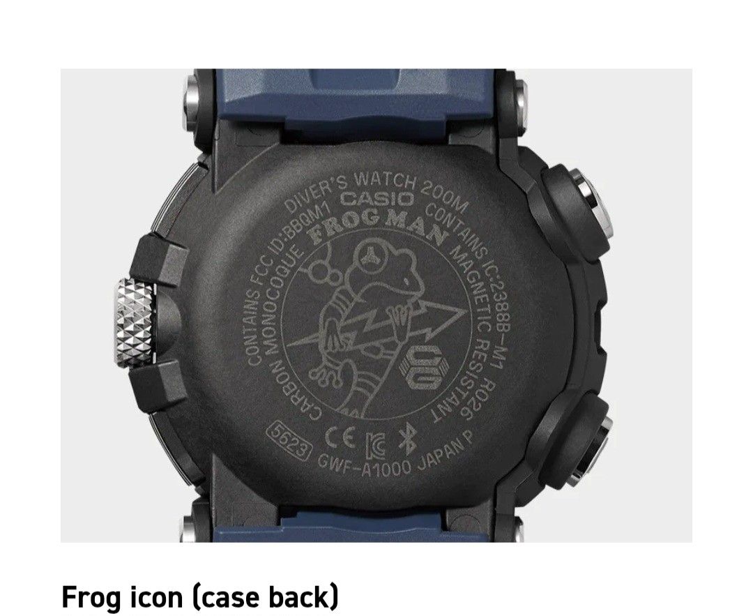 Casio G-Shock Frogman GWF-A1000 Solar Watch, Men's Fashion, Watches ...