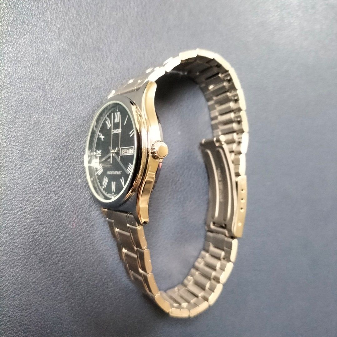 Casio Men Watch MTP-V006 - Black Dial, Men's Fashion, Watches ...