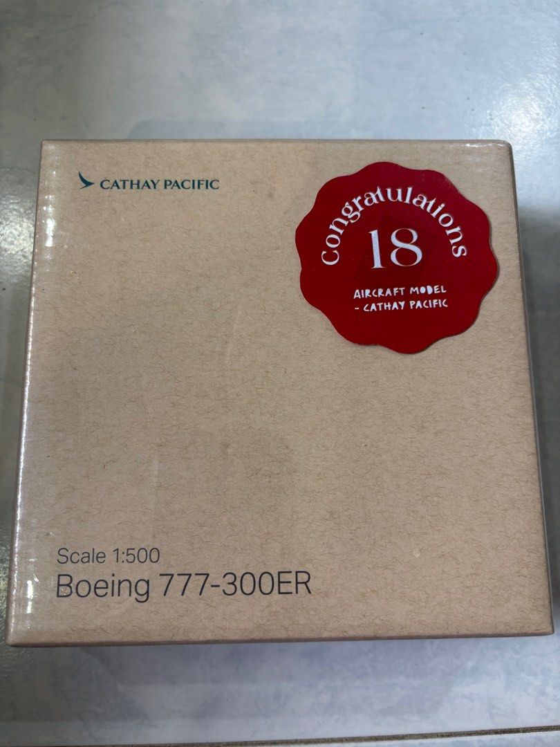 Cathay Pacific Boeing 777-300ER Aircraft Model, Hobbies & Toys, Toys ...