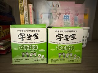 Chinese Character Cards for Primary School (2A & 2B), Hobbies & Toys ...
