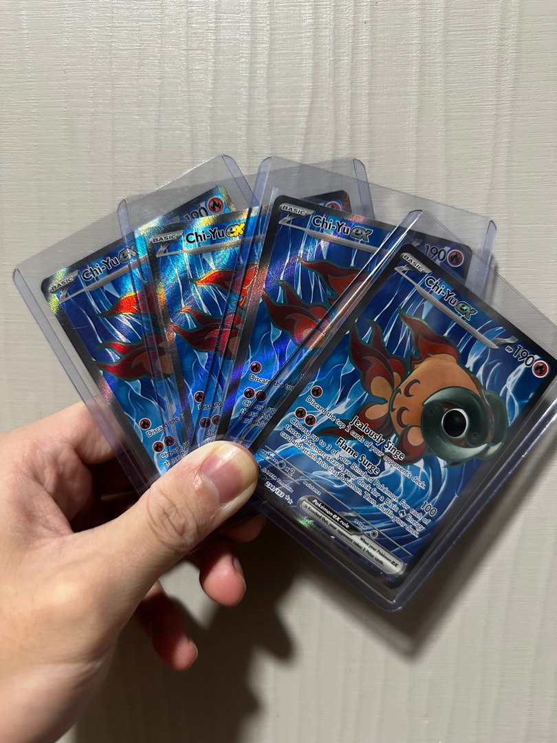 FREE POKEMON CARD Chi-yu EX Full Art FA Paldea Evolved Prismatic ...
