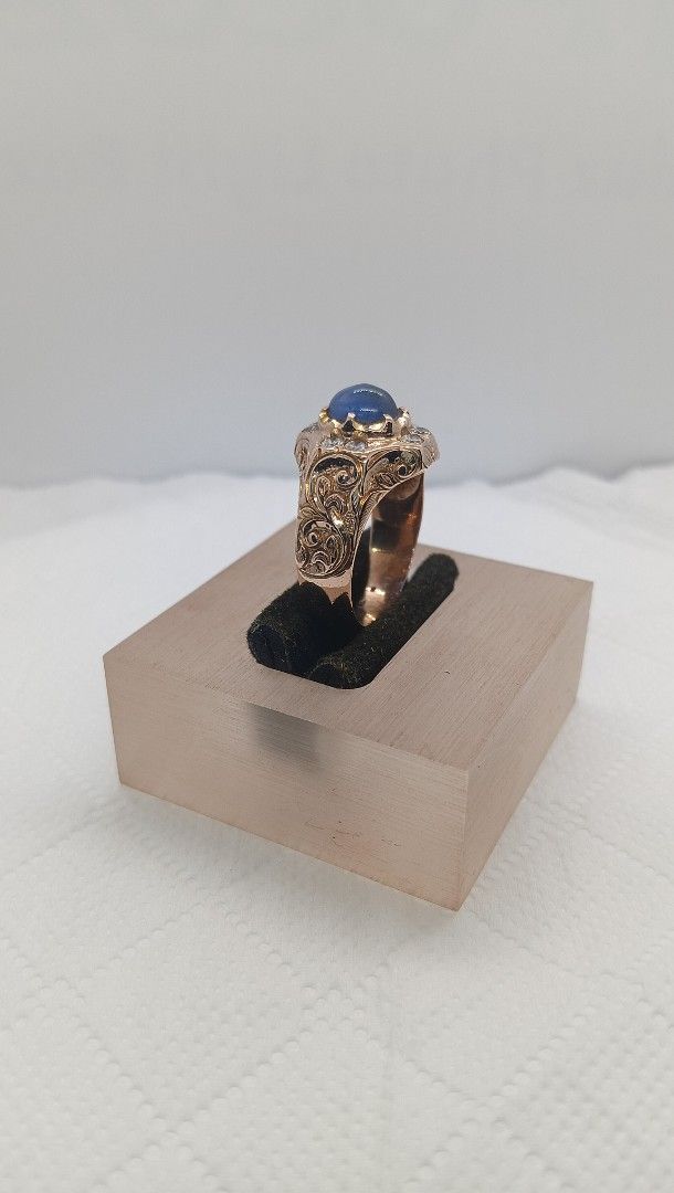 cincin suasa batu nilam ceylon buatan tangan, Luxury, Accessories on ...