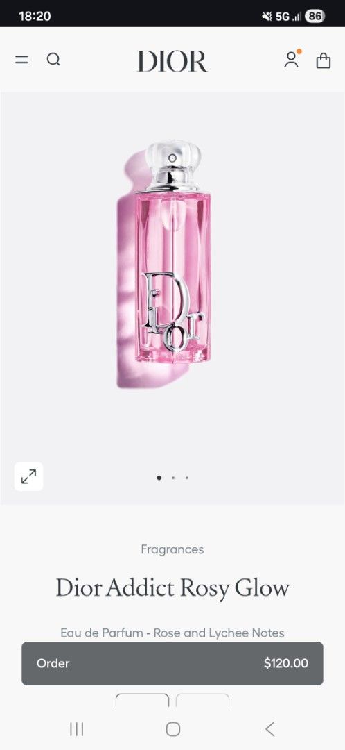 Dior Addict Rosy Glow 30ML Eau de Parfum, Beauty & Personal Care ...