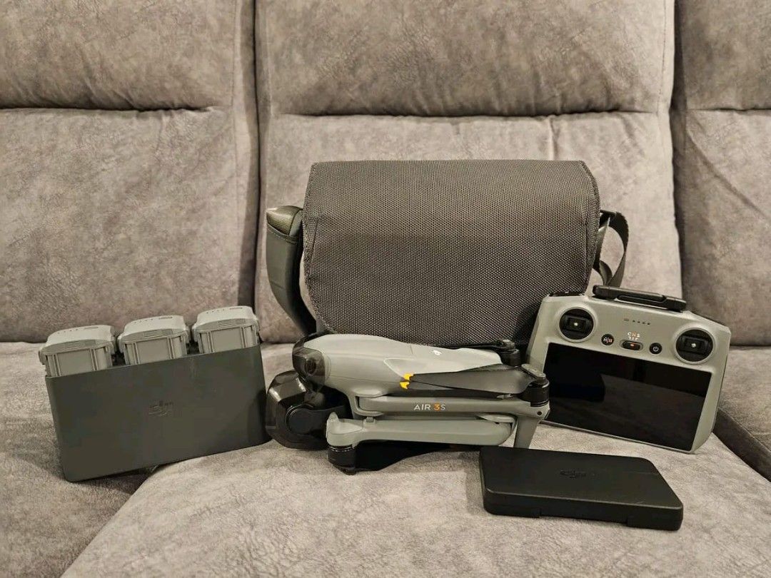 DJI Air 3S Drone Fly More Combo, Photography, Drones on Carousell