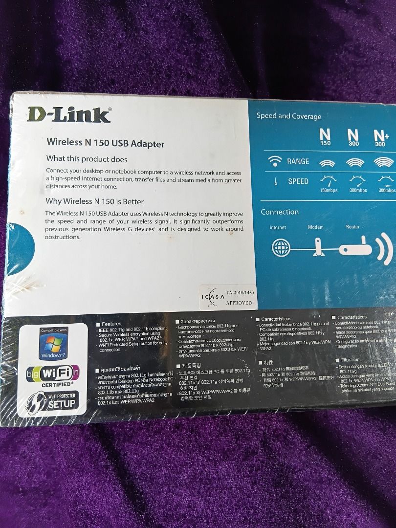 D-Link Wireless N 150 USB Adapter, Computers & Tech, Parts ...