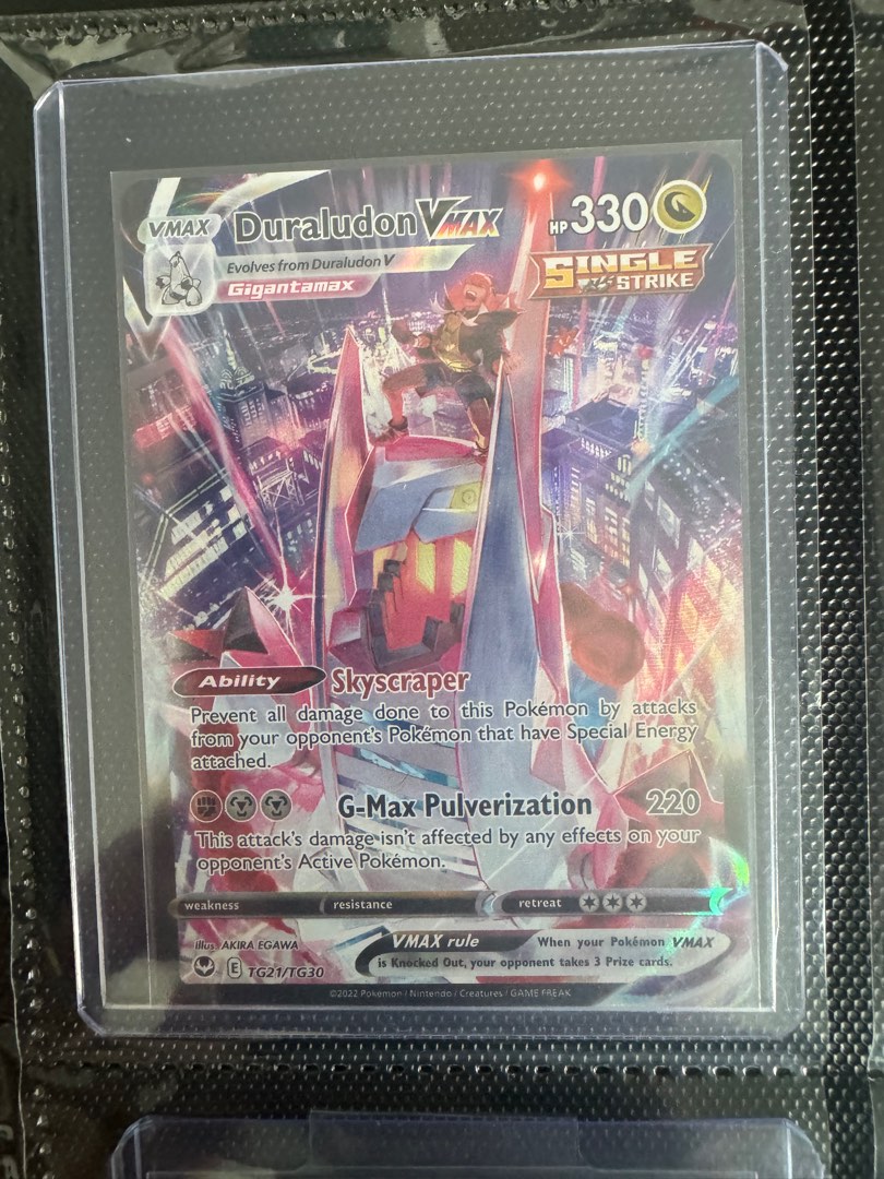 Duraludon VMAX TG21/TG30 Single Strike Pokemon Card, Hobbies & Toys ...