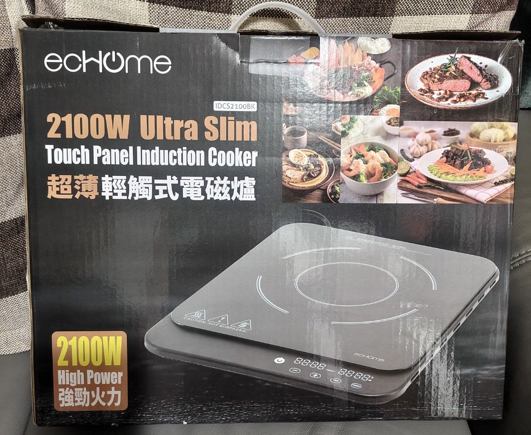 echome 2100W 超薄輕觸式電磁爐, 家庭電器, 廚房電器, 鍋具 - Carousell
