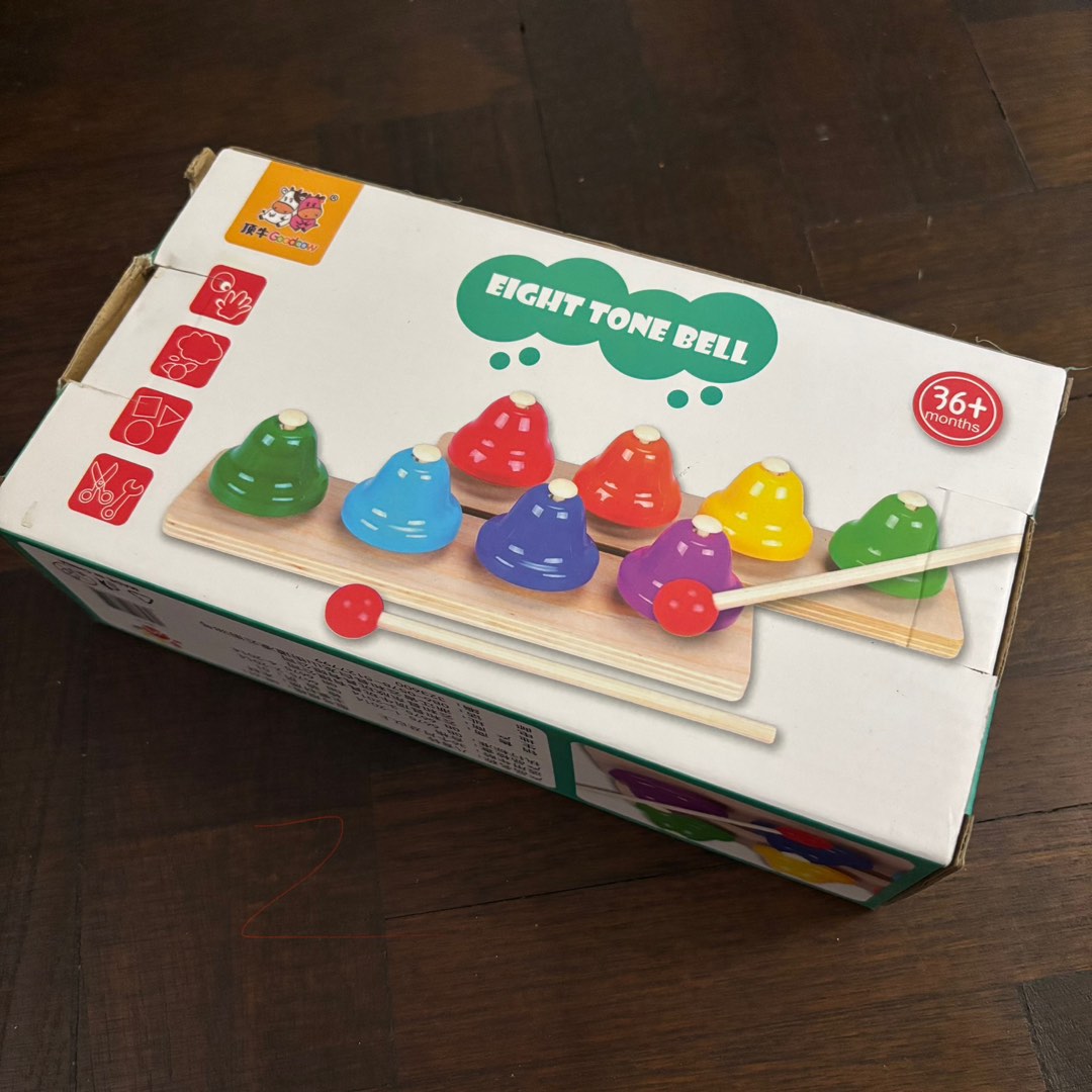 Eight Tone Bell Musical Toy, Hobbies & Toys, Toys & Games on Carousell