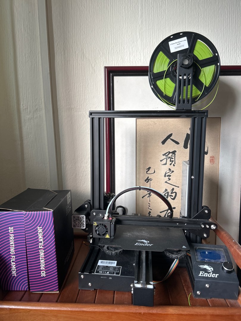 Creality Ender 3D Pro Printer with Filament, Computers & Tech, Printers ...