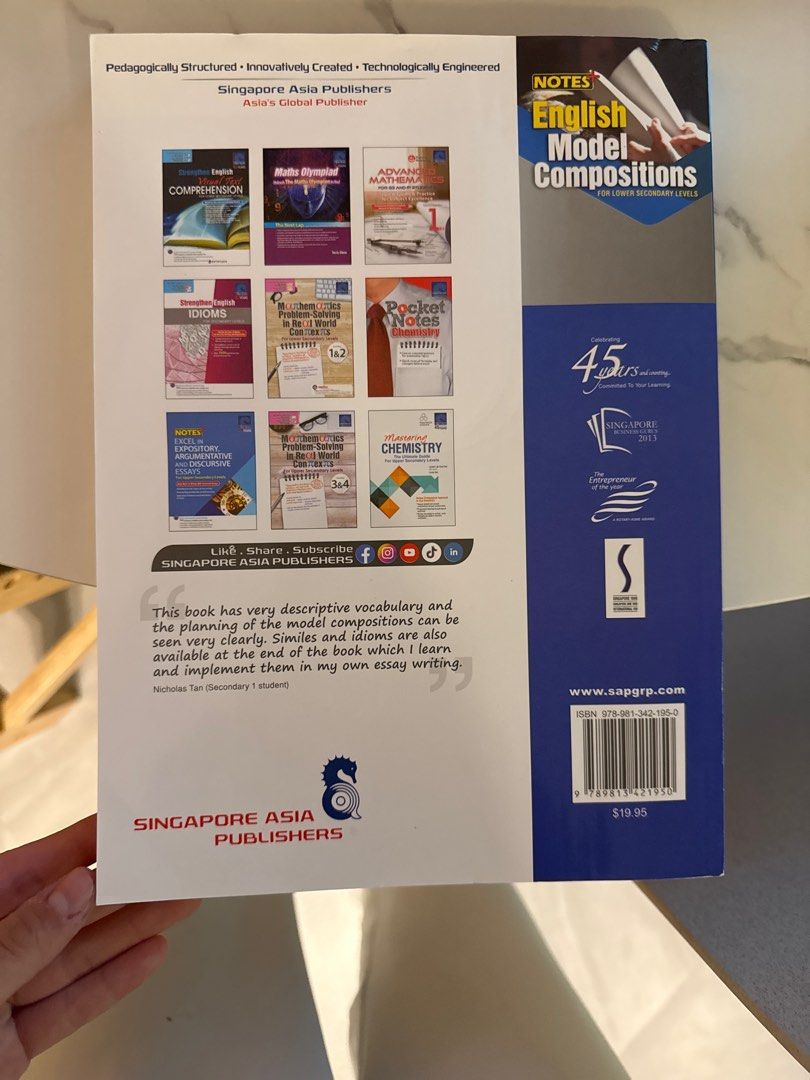 English Model Compositions for Lower Secondary Levels, Hobbies & Toys ...