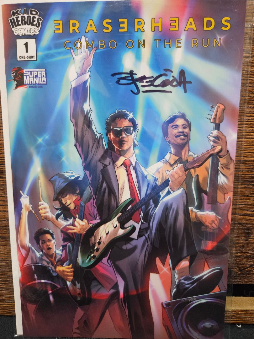 Eraserheads Combo on the Run Supermanila 2025 exclusive variant comic ...