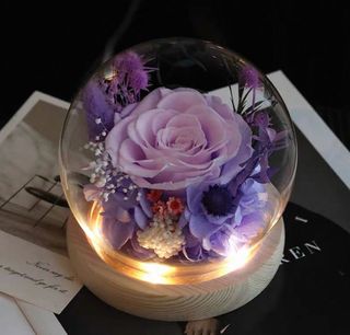 52 Red Rose Eternal Flower Bouquet | Valentine’s Day Gift | Preserved ...