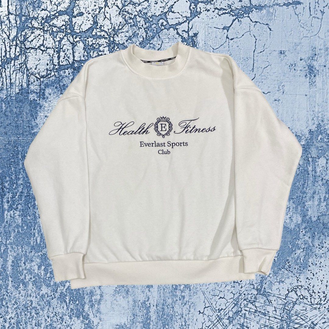 Everlast Health Fitness Club Sweatshirt L(25*26, Men's Fashion, Tops ...