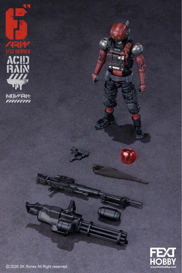 FEXT HOBBY ACID RAIN WORLD 1:12 ACTION FIGURE SERIES NOVARK WAVE 01.5 ...
