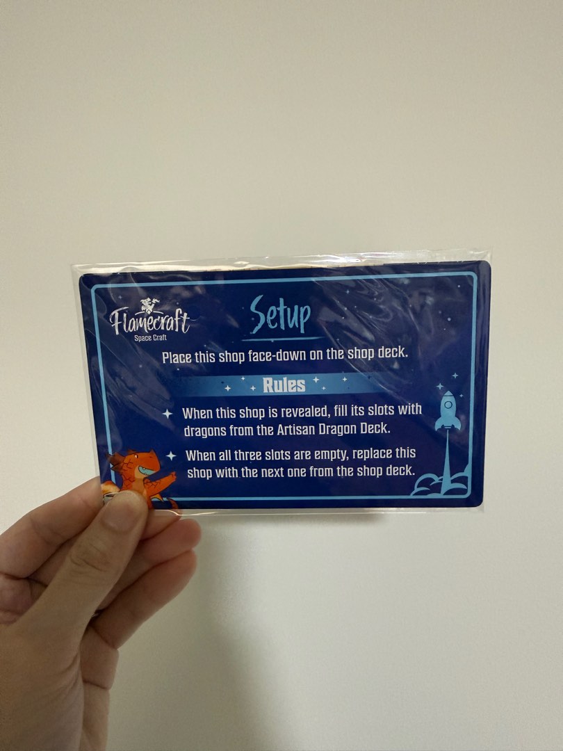 Flame craft Promo card from Andromeda Edge Board Game, Hobbies & Toys ...
