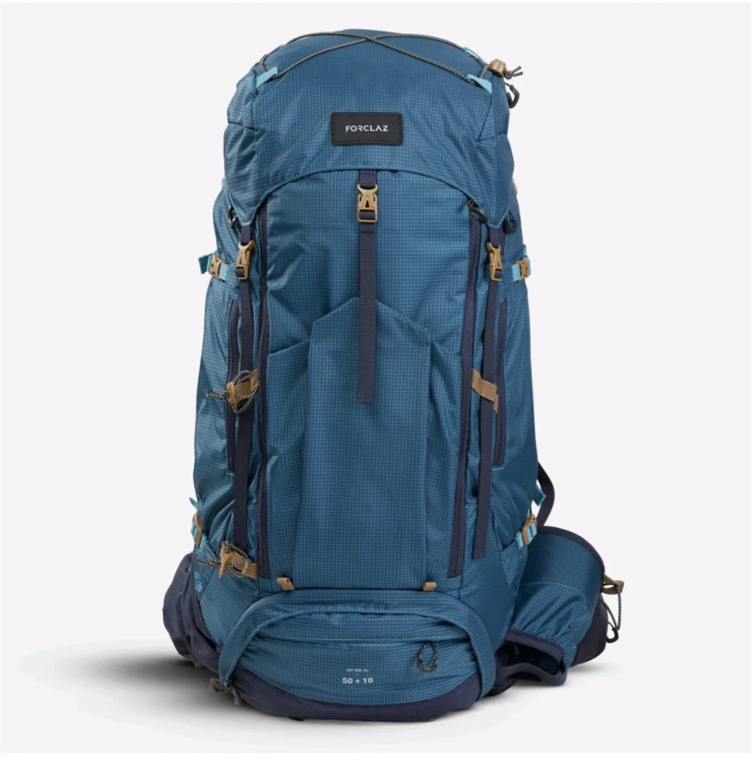 Forclaz Trekking BackpackMT500 Air 50+10L - Blue, Men's Fashion, Bags ...
