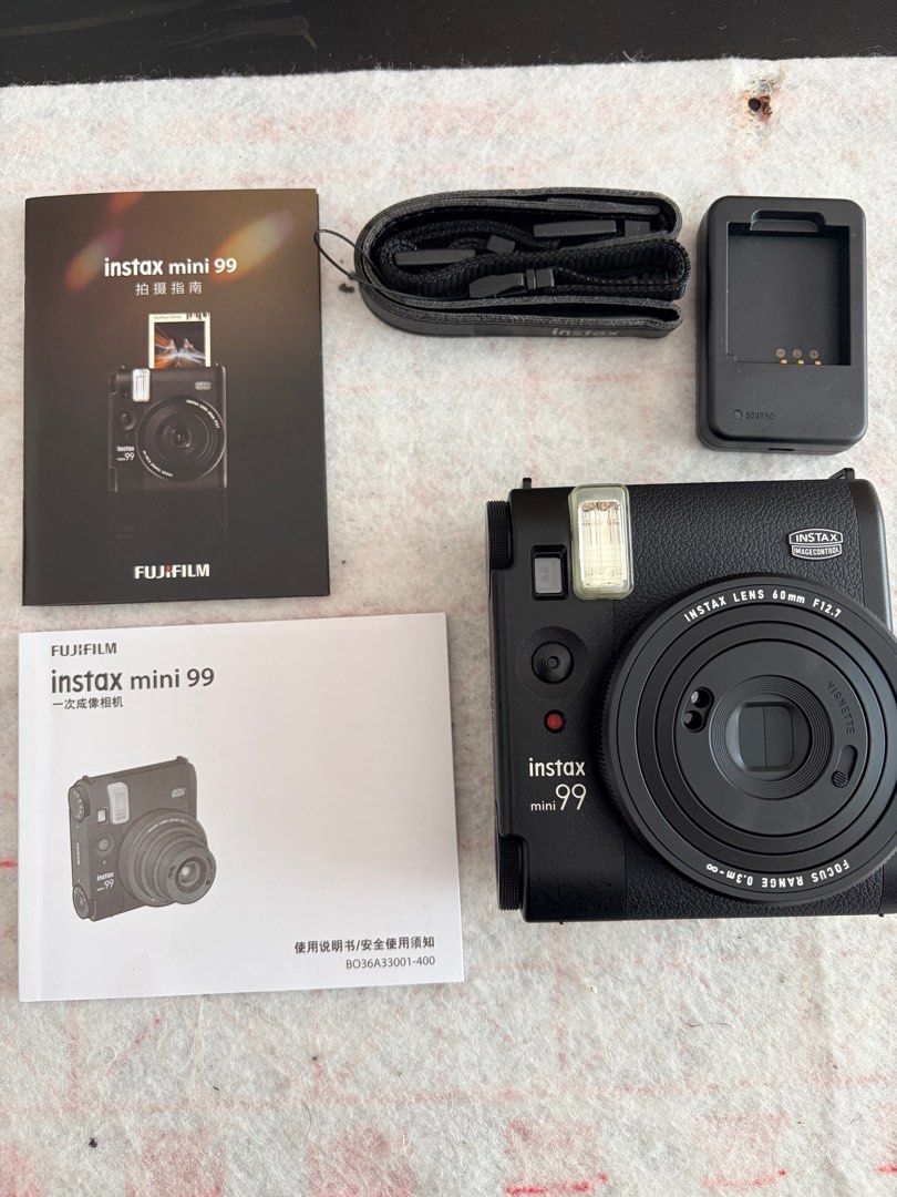 Fujifilm Instax Mini 99 Instant Camera - Black, Photography, Cameras on ...