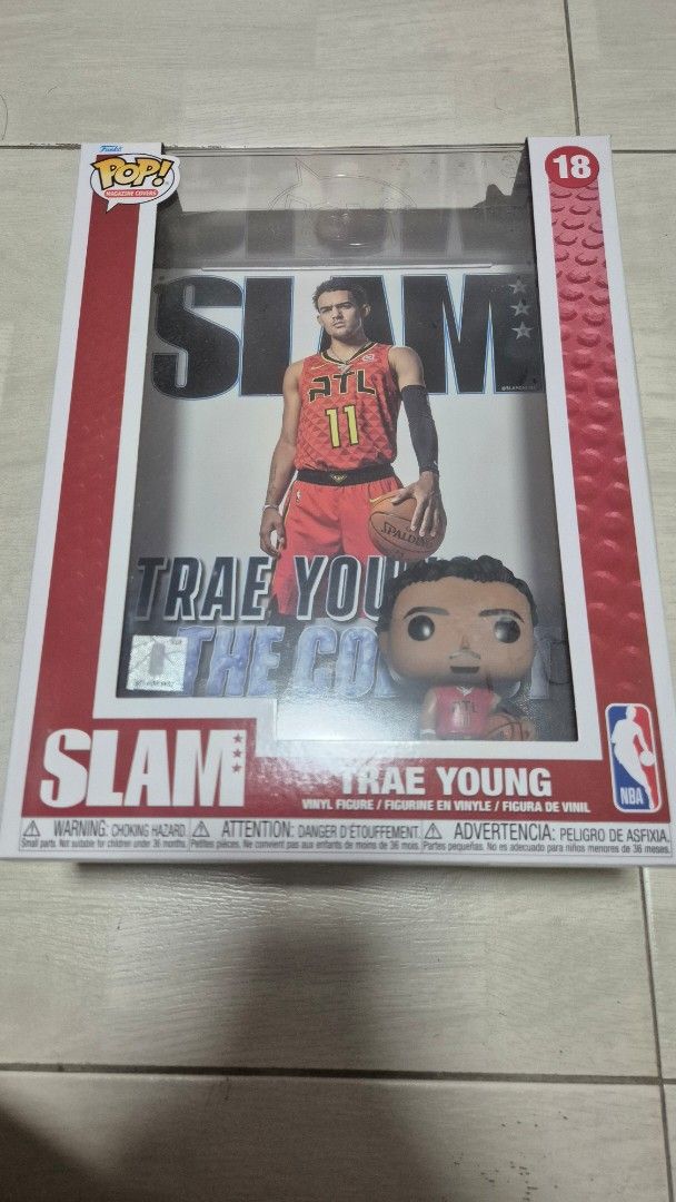Funko Pop! NBA Trae Young Slam Series Figure, Hobbies & Toys, Toys ...