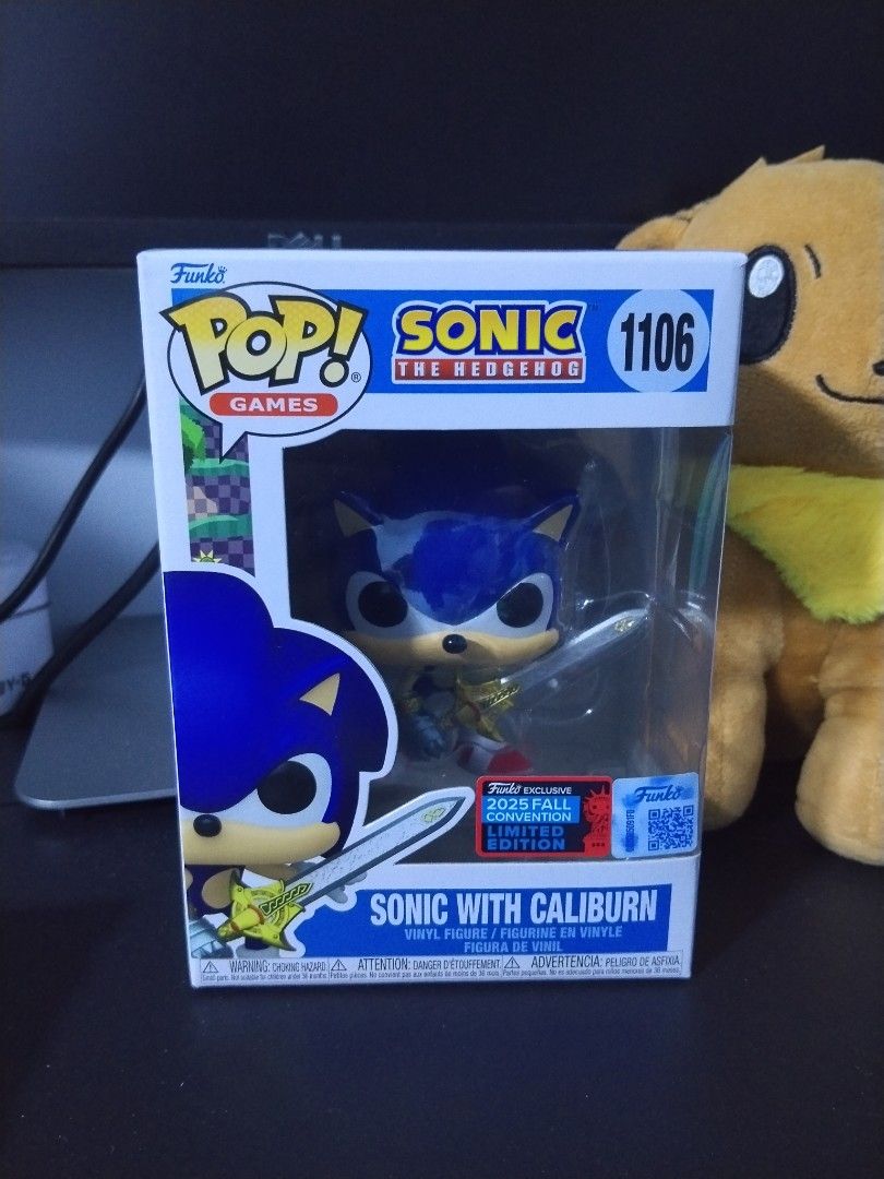 Funko Pop! Sonic the Hedgehog with Caliburn 2025 fall convention ...