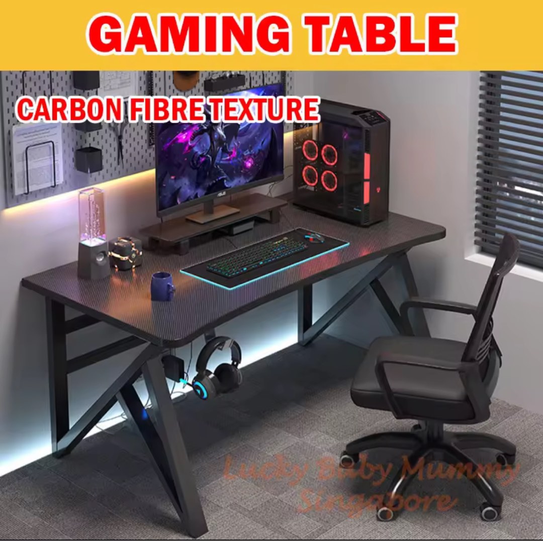 Gaming Tables Desk | Ergonomic Games Desk | Office Study Table Modern Simple Tables | Study ...