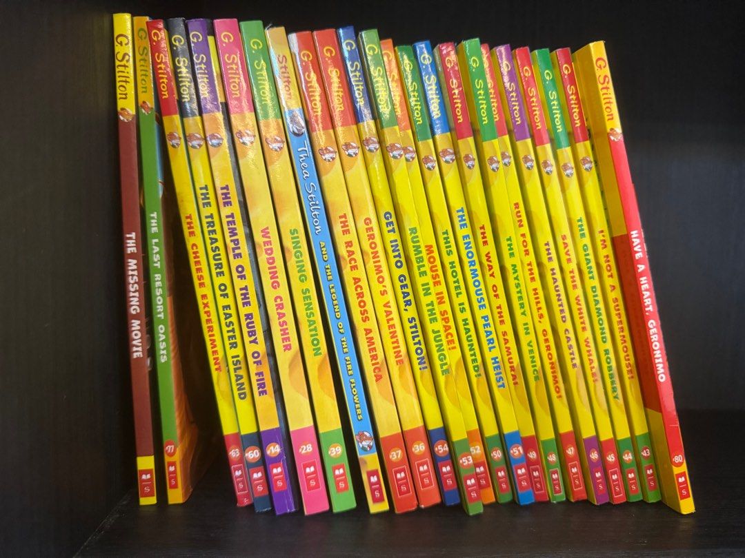 Geronimo Stilton Book Collection, Hobbies & Toys, Books & Magazines ...