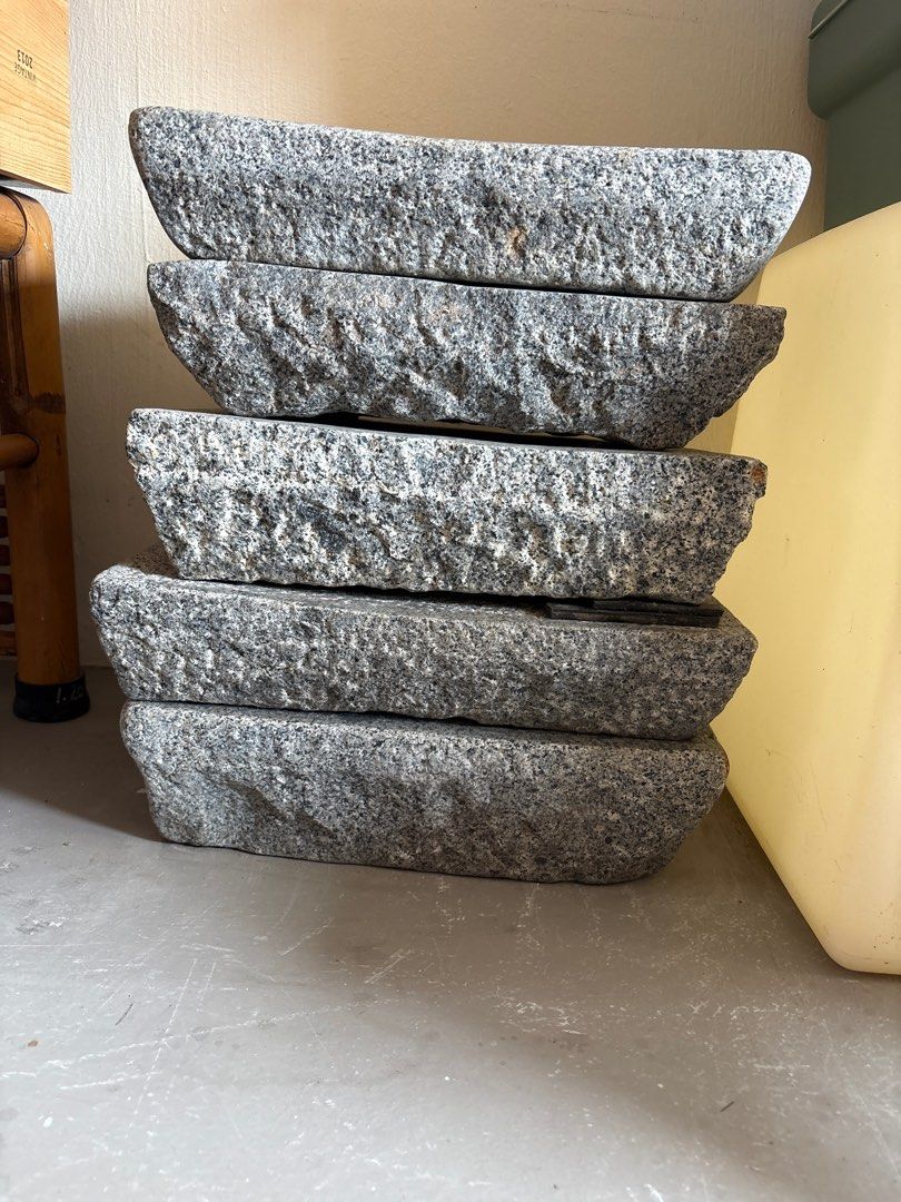 Granite Stone Blocks , Furniture & Home Living, Gardening, Gardening ...