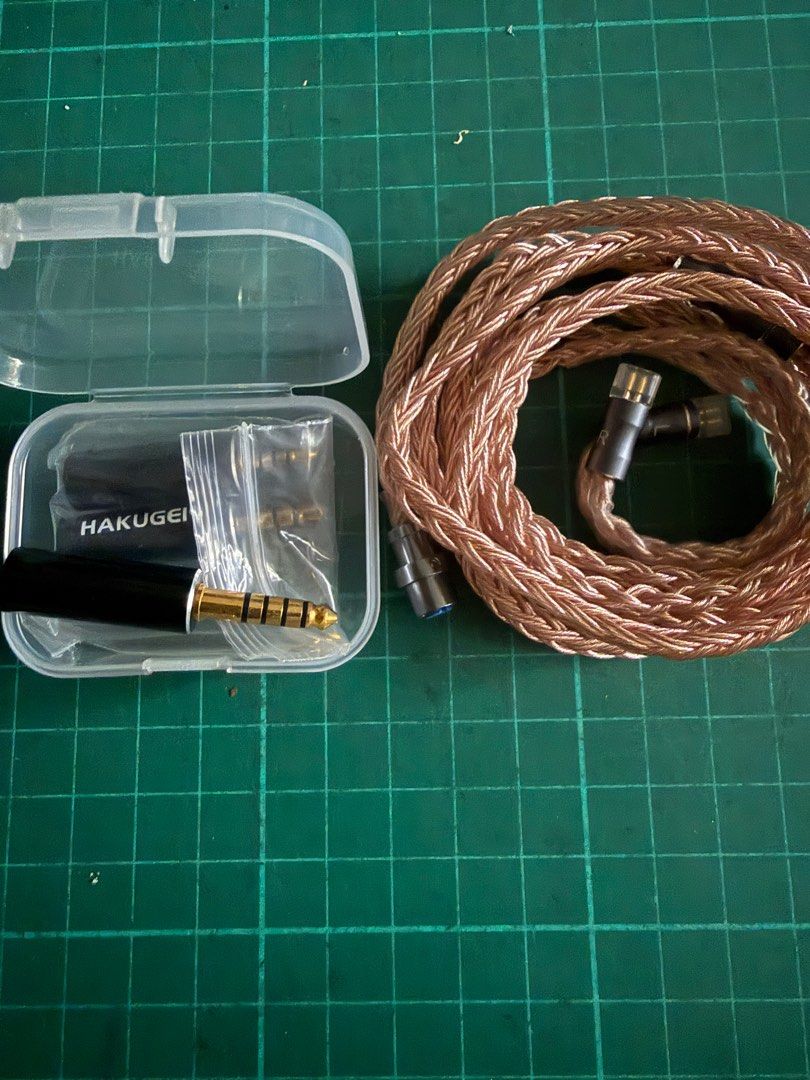 Hakugei 0.78 2pin QDC Silver Surfer iem Cable, Audio, Portable Audio ...