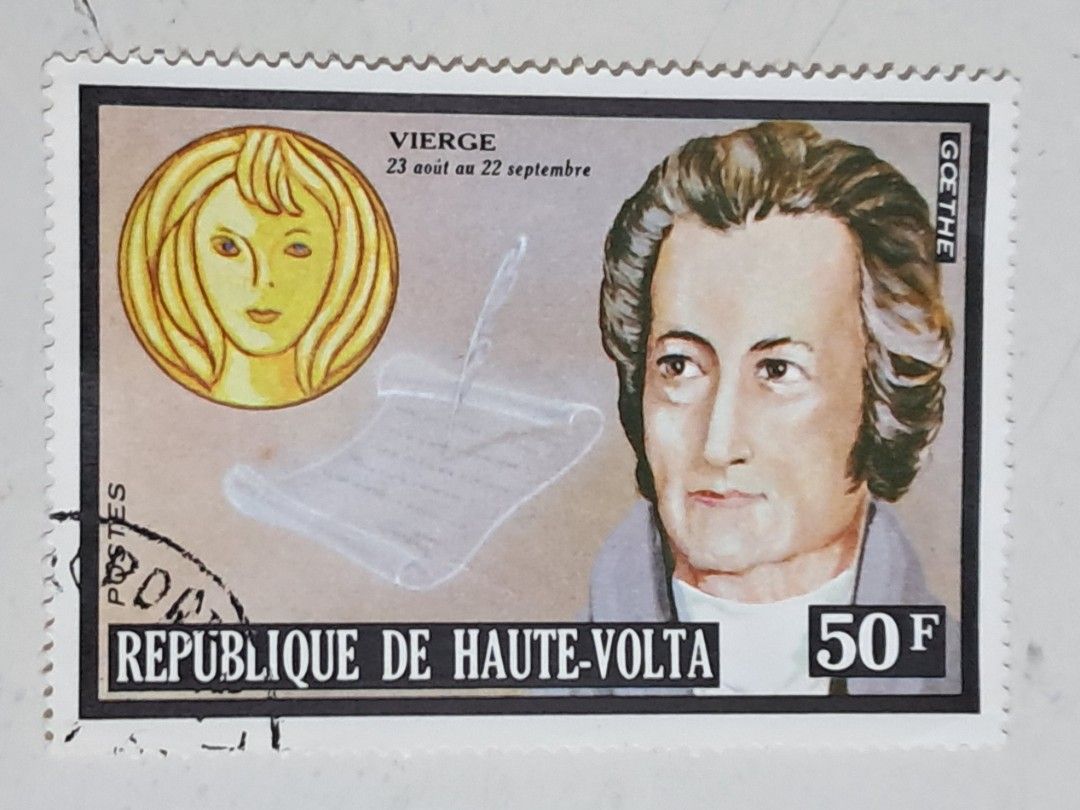 Haute-Volta Goethe Stamp, Hobbies & Toys, Memorabilia & Collectibles ...