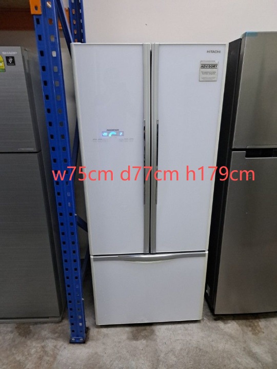 Hitachi glass door Refrigerator Fridge inverter 3ticks 429L net ...
