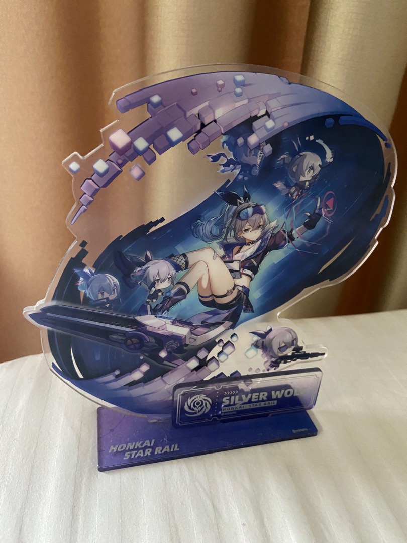 Honkai Star Rail Silver Wolf Acrylic Stand, Hobbies & Toys, Memorabilia ...